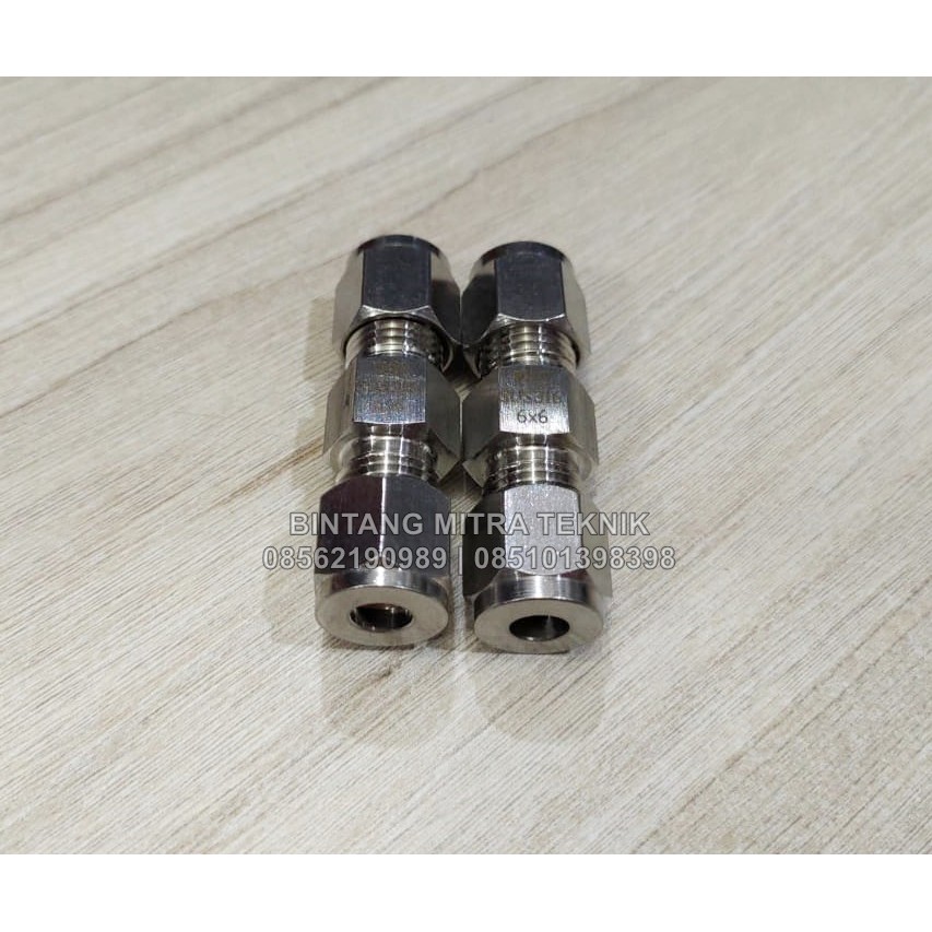 UNION CONNECTOR SS316 6 มม. จาก | Shopee Thailand