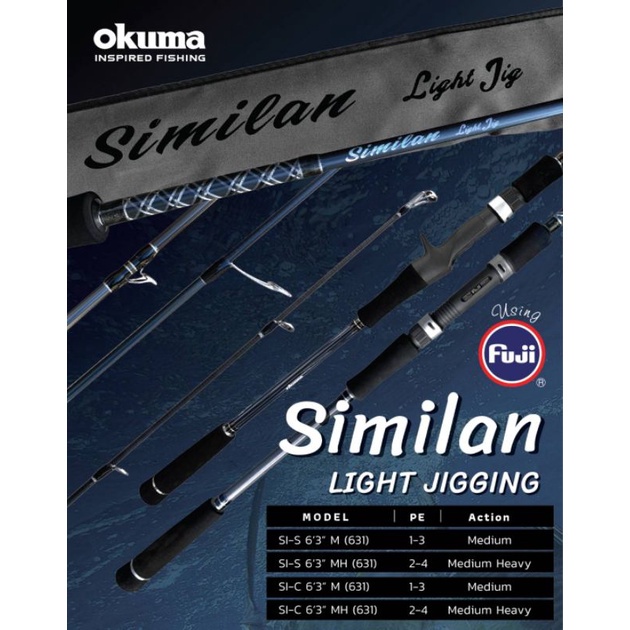 คัน Okuma Similan light jiging 2022 | Shopee Thailand