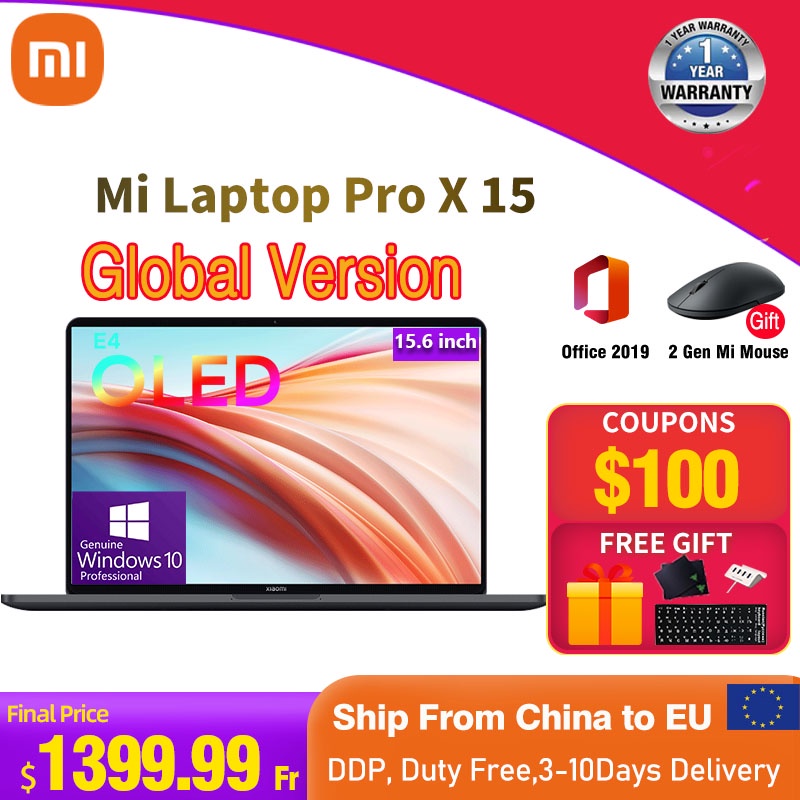 Ready Stock Xiaomi Mi Notebook Pro X 15 i7-11370H/i5-11300H 32GB/16G ...