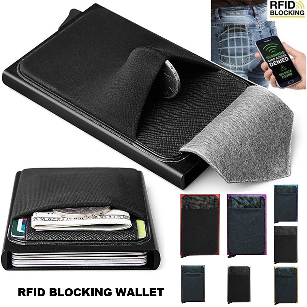 อลูมิเนียมอัตโนมัติ Bullet Card Push Box สามเหลี่ยมพร้อมฝาปิดผู้ถือบัตร ...