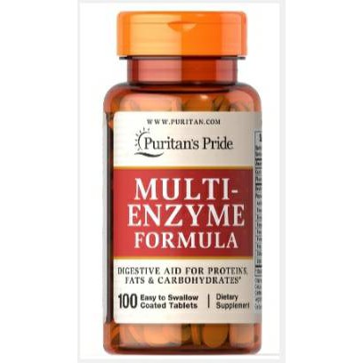 (ไซส์ใหญ่ คุ้มกว่า) Multi Enzyme Formular / 100 taplets(ช่วยย่อยอาหาร ...
