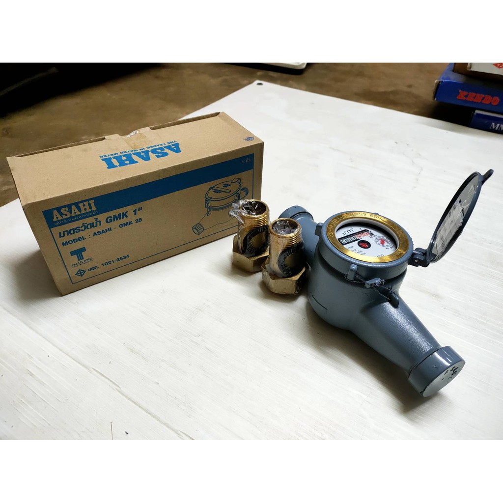 ASAHI มาตรวัดน้ำ / มิเตอร์น้ำ ขนาด 1 นิ้ว รุ่น GMK-25 ( Water Meter ) | Shopee Thailand