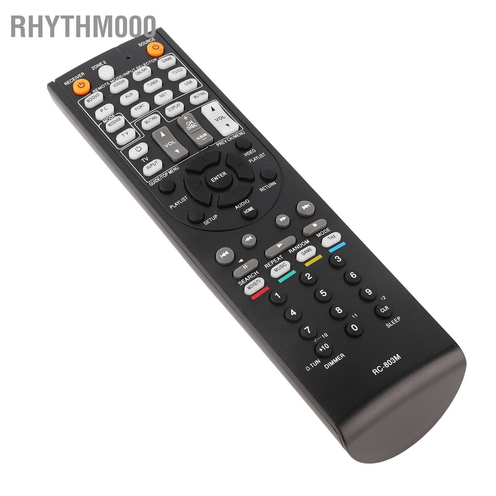 [Rhythm000] RC‑803M Remote Control Fit for ONKYO AV Receiver TX‑NR609 TX‑NR609B HT‑S7409 HT ...
