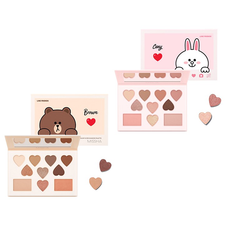 Missha Color Filter Shadow Palette (Line Friends Edition) | Shopee Thailand