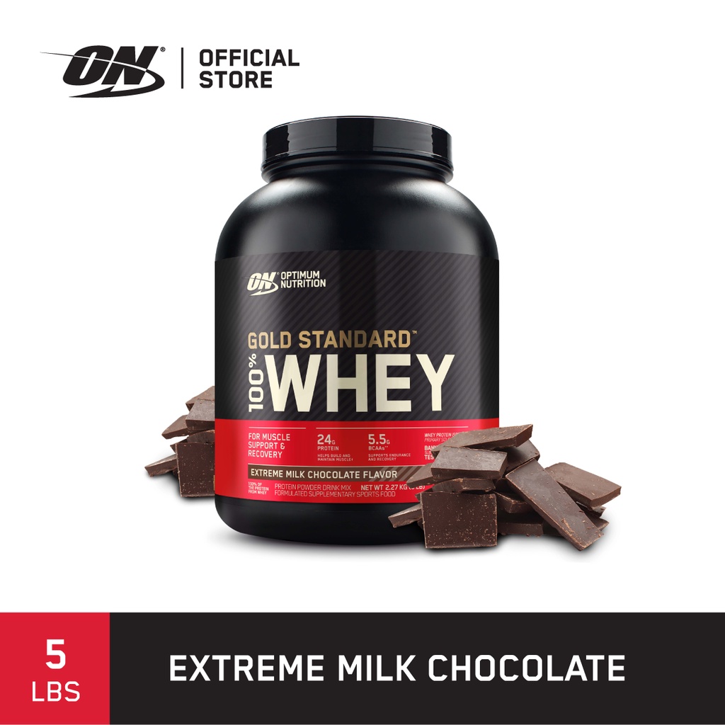 [Promotion] Optimum Nutrition Gold Standard Whey Protein 5 Lbs. รส Extreme Milk Chocolate ...