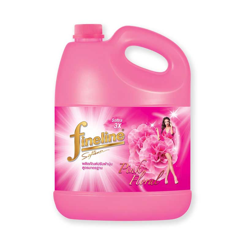 Fineline Softener 3500 Ml 1 Pink ไฟน์ไลน์ น้ำยาปรับผ้านุ่ม สวีทฟลอรัล