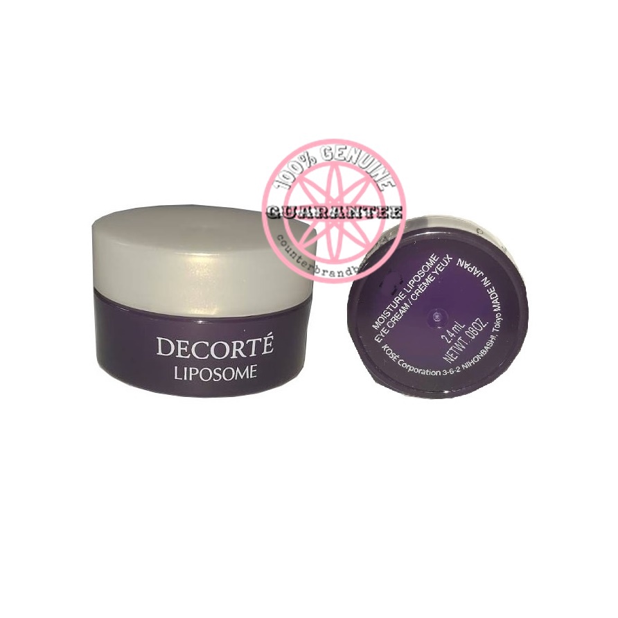 ของแท้ COSME DECORTE Moisture Liposome Eye Cream 2.4mL | Shopee Thailand