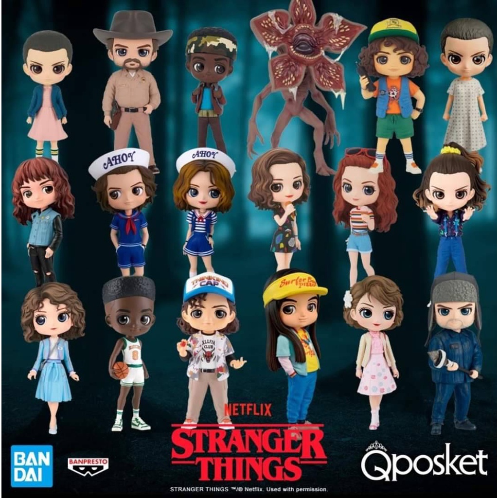 STRANGER THINGS FIGURE Q POSKET Bandai(บันได) - BANPRESTO ของแท้ ⭐️LOT ...