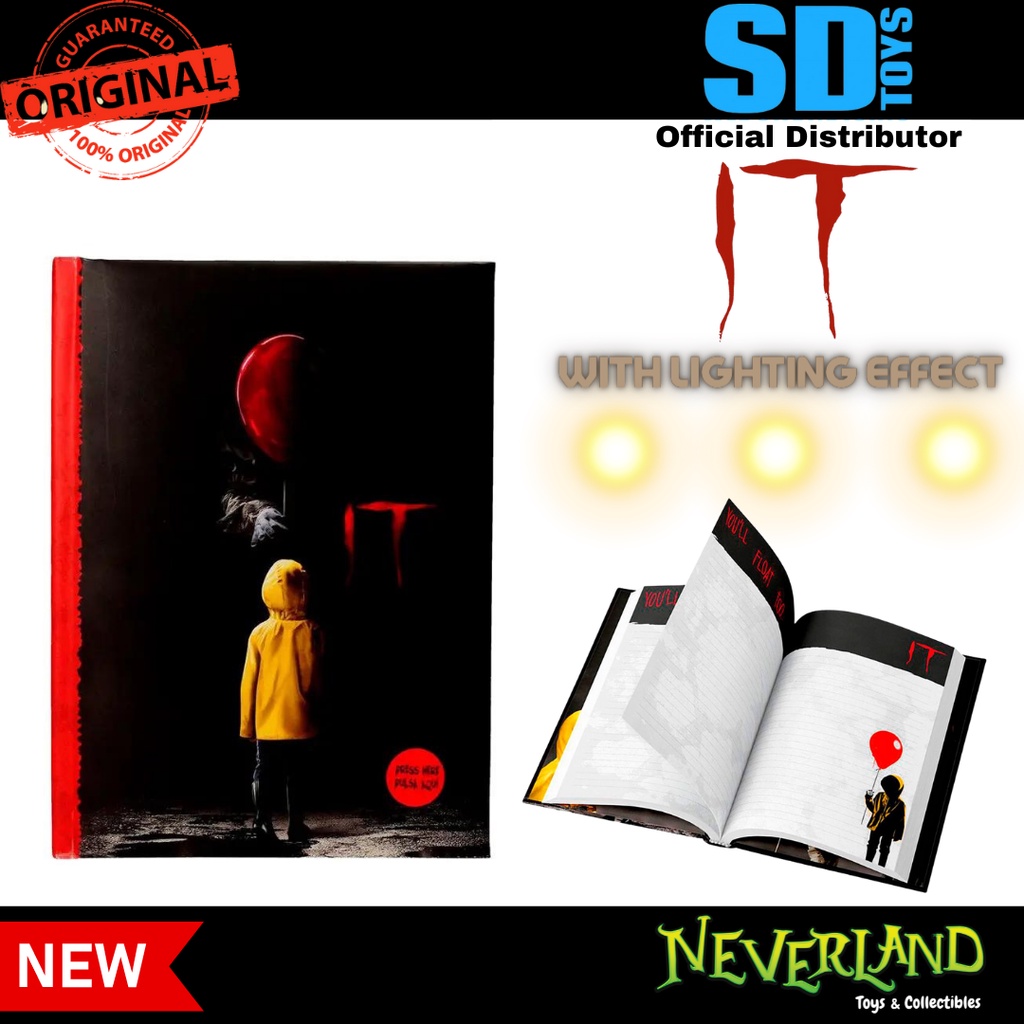 SD Toys IT Pennywise Notebook with Light | Shopee Thailand