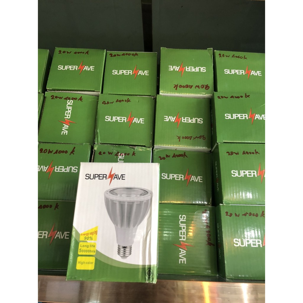 หลอด LED PAR 30 COB 20-30W ชิป COB แสงพุ่ง สว่างมาก Hi-power มีทั้งบอดี ...