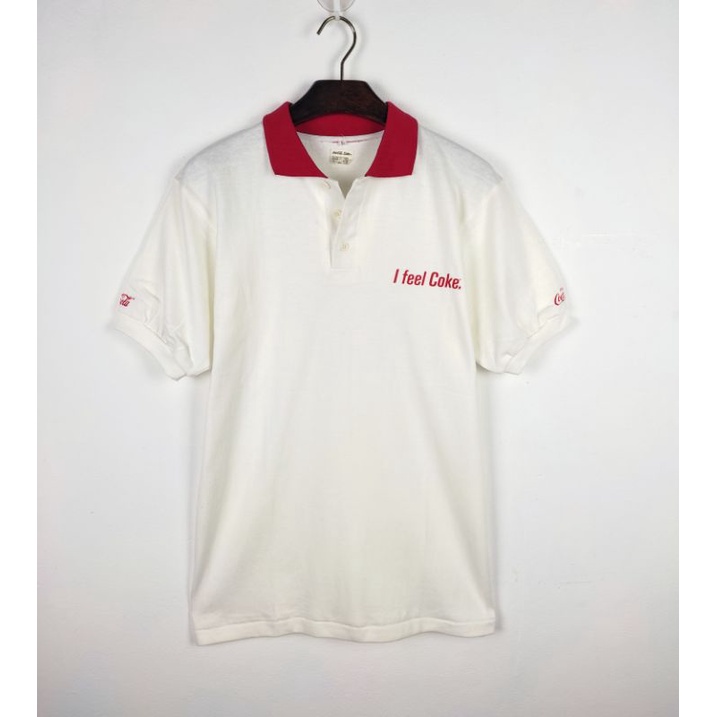 Coca cola เสื้อโปโล I feel coke | Shopee Thailand