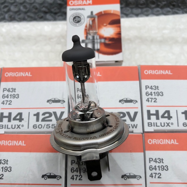 หลอดไฟหน้า OSRAM H4 12V 60/55W Made in Germany | Shopee Thailand