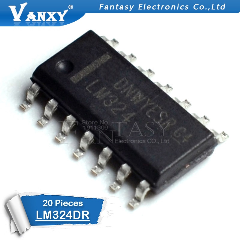 ชิ้นส่วนอิเล็กทรอนิกส์ 20 ชิ้น Lm324Dr Sop14 Lm 324 Sop Smd Lm324Dr2G Lm324Dt Sop - 14 | Shopee ...