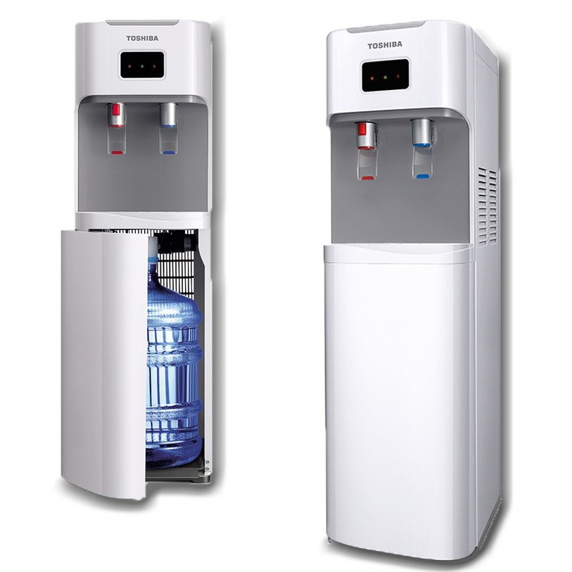 TOSHIBA ตู้กดน้ำร้อน-เย็น Bottom Load รุ่น RWF-W1669BK(W1) สีขาว ไม่แถมถังน้ำ รับประกันสินค้า 1 ...