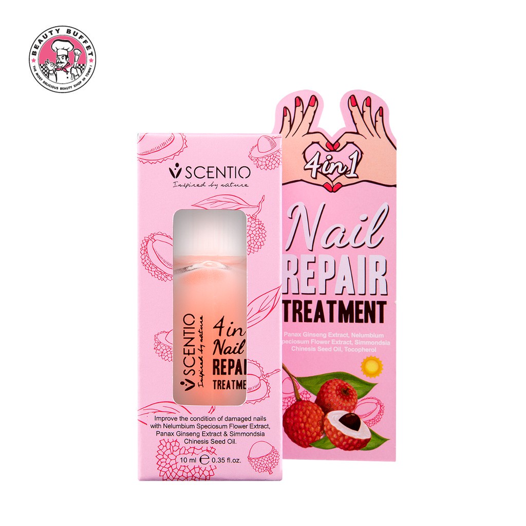 BEAUTY BUFFET SCENTIO 4 IN 1 NAIL REPAIR TREATMENT เซนทิโอ โฟว์อินวัน เนล รีแพร์ ทรีทเม้นท์ ...