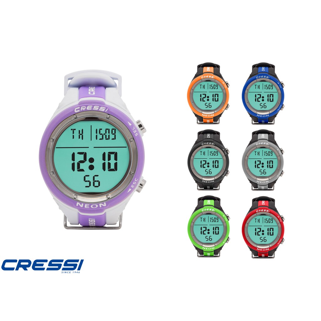นาฬิกา นาฬิกาดำน้ำ ไดฟ์ คอมพิวเตอร์ อุปกรณ์ดำน้ำ CRESSI NEON DIVE ...