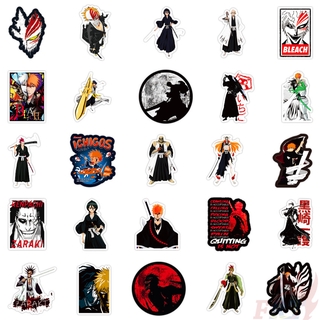 BLEACH Series 02 Anime Stickers 50Pcs/Set Kurosaki Ichigo Waterproof ...
