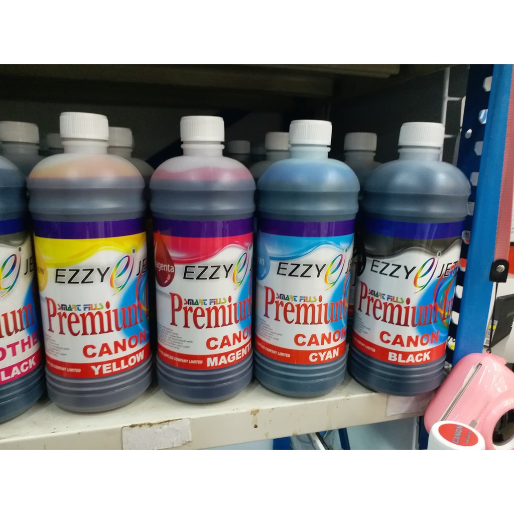 หมึกเติมแทงค์ Ezzy jet Canon PREMIUM INK 1000 ML. | Shopee Thailand