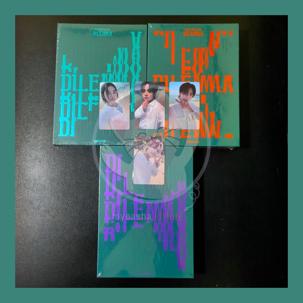 Enhypen ALBUM Vol 1 DIMENSION : DIMEMMA SEALED LUCKY DRAW M2U PC SUNGHOON SUNOO NI-KI HEUNGSE ...