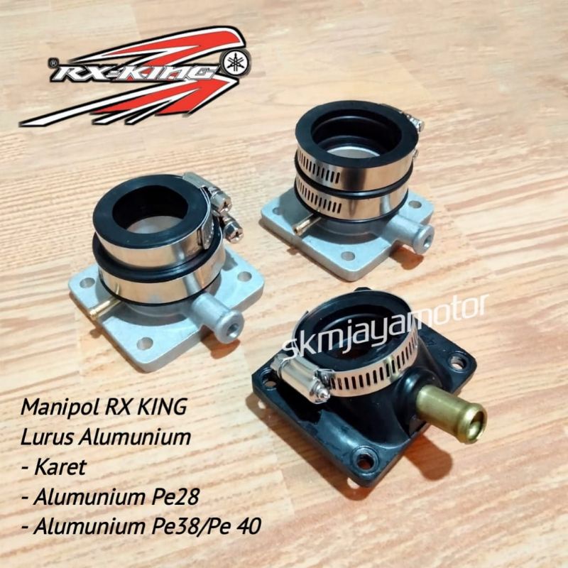 Intek MANIFOLD MANIPOL ตรงอลูมิเนียม RX KING ตรงอาหาร | Shopee Thailand