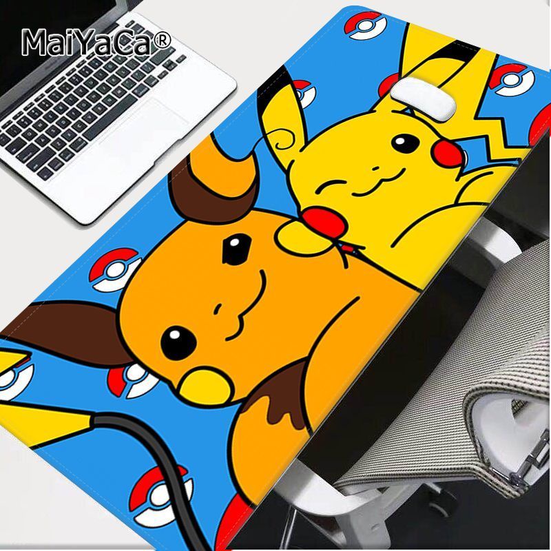 Bandai Pokemon Pikachu ลื่น Lockedge ตารางนักเรียน Mousepad Gamer แป้น ...