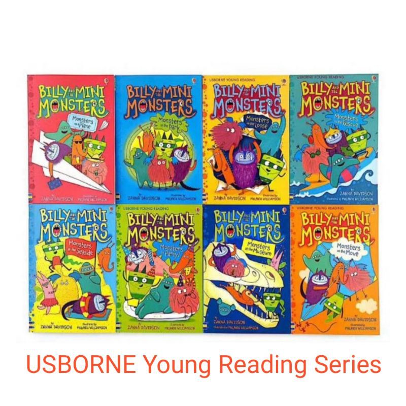 Usborne Young Reading Series: Billy and the Mini Monsters 8 books ...