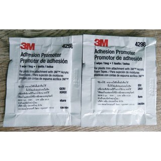 3M 4298 น้ำยารองพื้น แบบซอง (25 ซอง) Automotive Adhesion Promoter3M ...