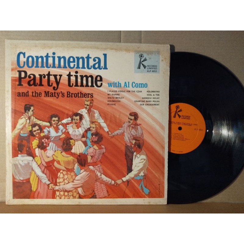 แผ่นเพลงสากล Continental Party timeปกvg/vg++200 | Shopee Thailand
