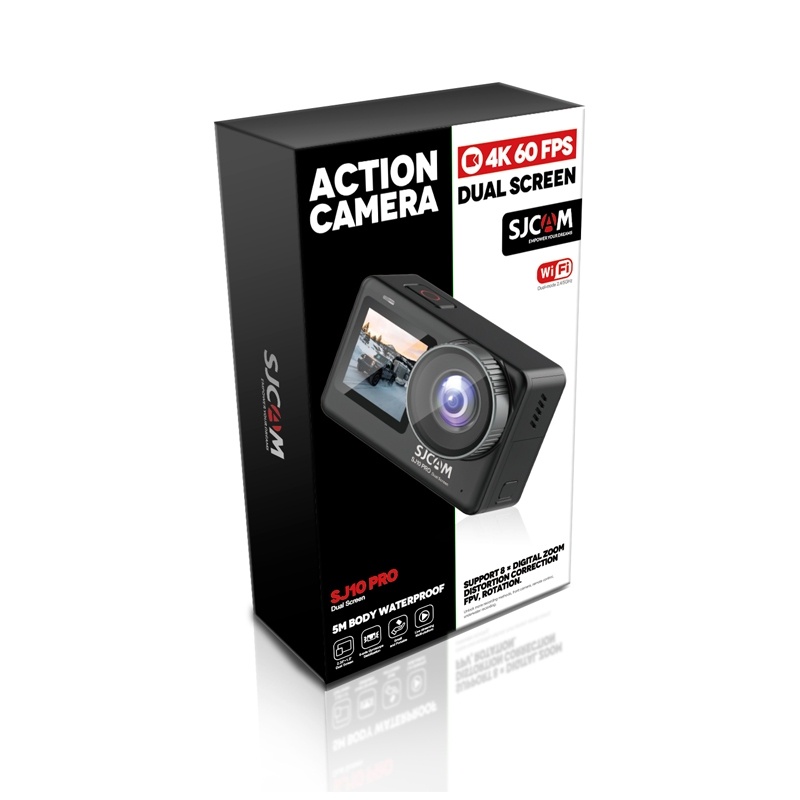 กล้องแอคชั่น SJCAM SJ10 Pro Dual Screen ความละเอียด 12MP หน้าจอ 4K ...