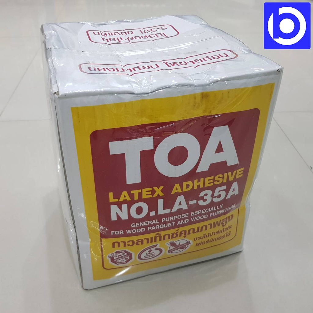 กาวลาเท็กซ์คุณภาพสูง TOA สำหรับไม้ปาร์เก้และเฟอร์นิเจอร์ไม้ รุ่น No.LA-35A (Latex Adhesive) ขนาด ...