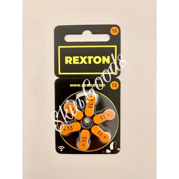 Rexton ถ่านเครื่องช่วยฟัง เบอร์ 13 (ราคาต่อ 1 แผง) | Shopee Thailand