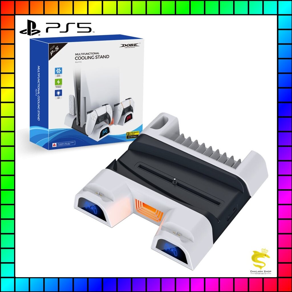 DOBE PS5 รุ่นแรก Multifunctional Cooling Stand แท่นวางเครื่อง แบบใส่ ...