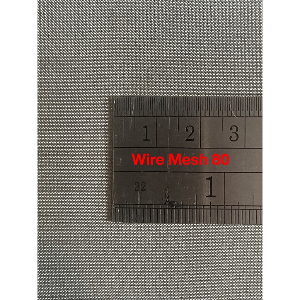 (80 Mesh - 200 Micron) แผ่นกรองสแตนเลส 304 ตะแกรงกรอง Stainless Wire ...