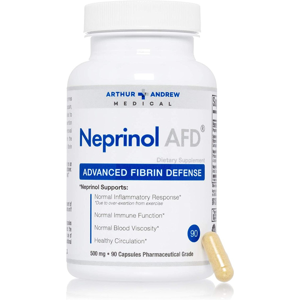 Arthur Andrew Medical, Neprinol AFD, Advanced Fibrin Defense, 500 mg ...