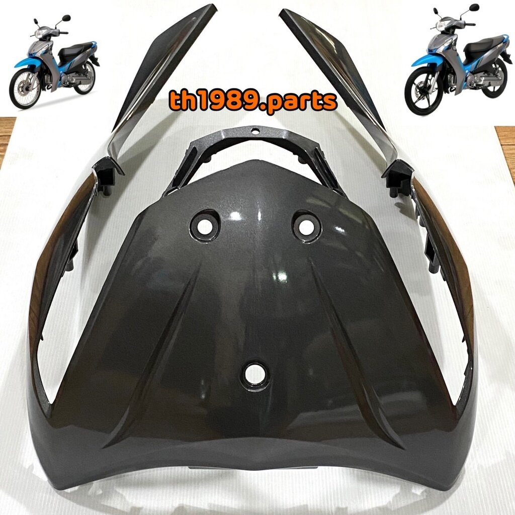 B6F-F8311-00-WL บังลมหน้าสีเทา FINN (00WL, STDS) สำหรับรถสีเทา/น้ำเงิน ...