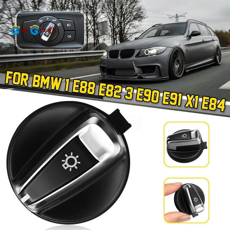 ปุ่มสวิตช์ไฟหน้ารถยนต์ หมุนได้ สําหรับ BMW 3-SERIES E90 E91 LCI X1 E84 ...
