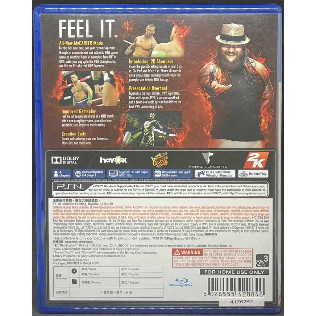 W2K15 PS4 Games มือ 1 New & มือ 2 Used หายากมาก สภาพดี แผ่นใสกิ๊ง [แผ่น ...