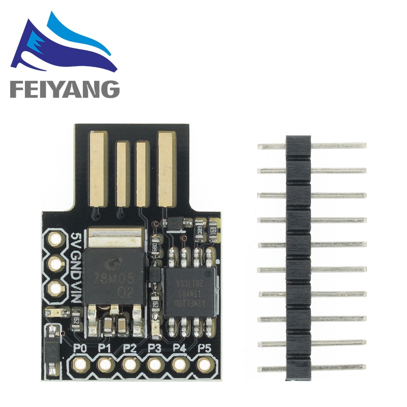 โมดูลบอร์ดไมโคร TINY85 Digispark Kickstarter ATTINY85 สําหรับ Arduino IIC I2C USB 1 ชิ้น ...