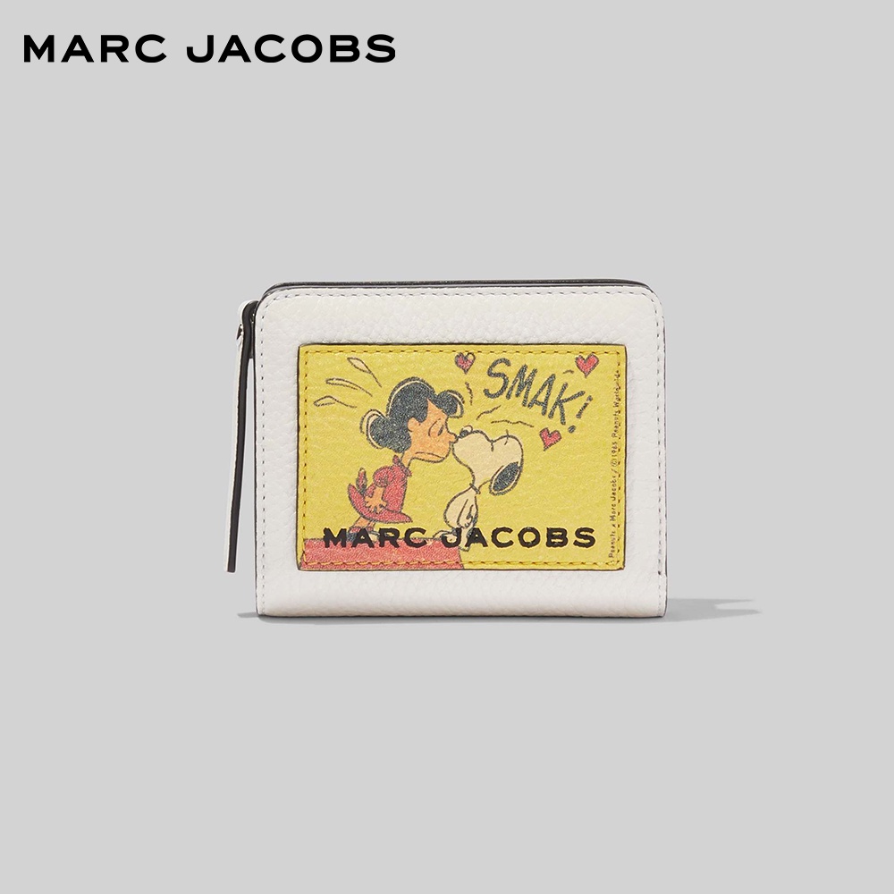 MARC JACOBS THE BOX PEANUTS SLGS MINI COMPACT WALLET M0015142 กระเป๋า ...