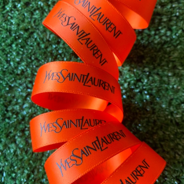 YSL ribbon สีส้ม แท้100% (พร้อมส่ง) | Shopee Thailand