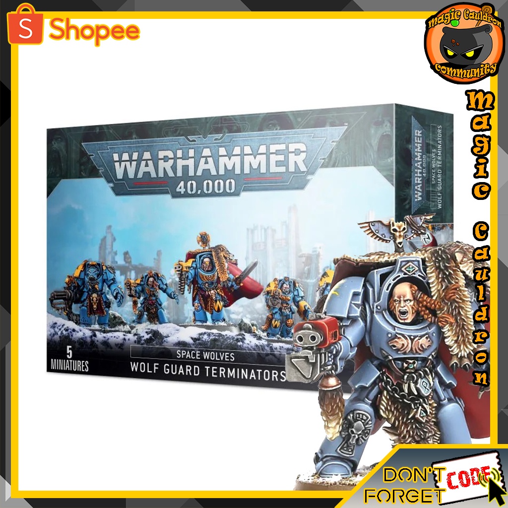 Space Wolves Wolf Guard Terminators Warhammer 40000 | Shopee Thailand
