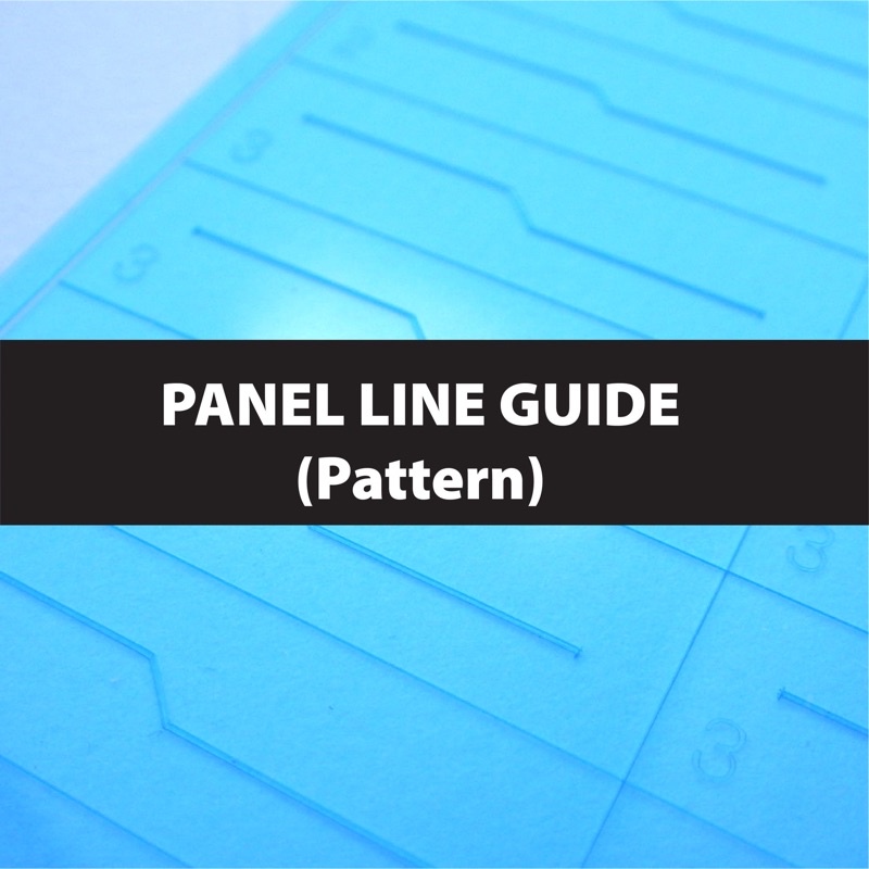 PANEL LINE GUIDE (Pattern) เทปเดินลายสำเร็จรูปจาก Gunprimer | Shopee ...