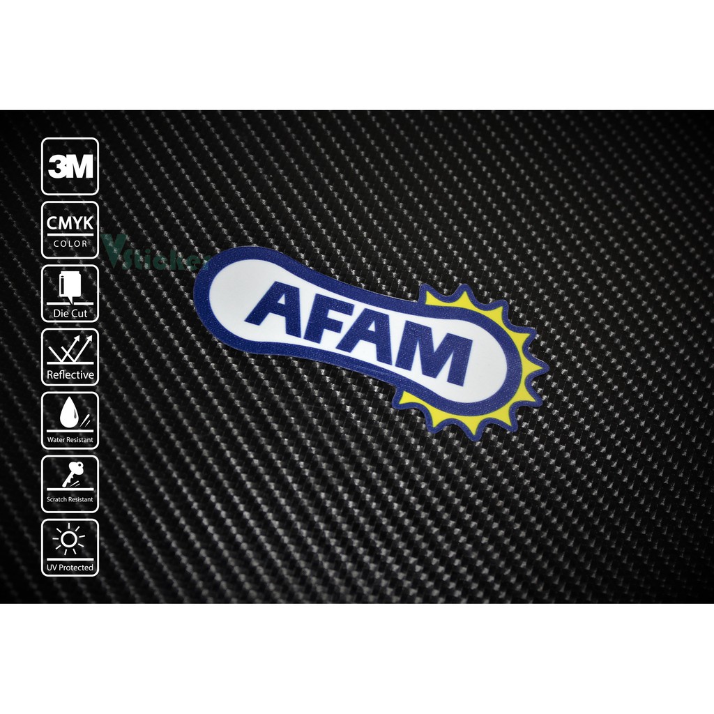 สติ๊กเกอร์ มอเตอร์ไซค์ Sticker AFAM 126 | Shopee Thailand