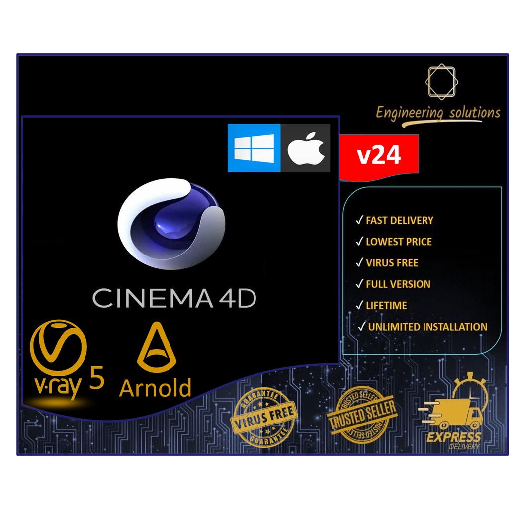 Maxon CINEMA 4D Studio S24.035,S25 | MacOS | Windows | Lifetime ...