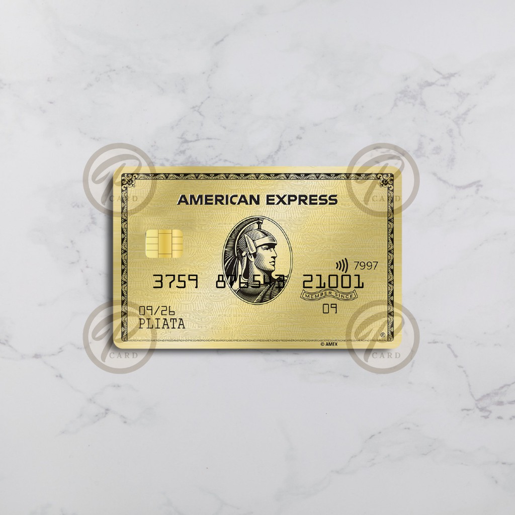 [FAKE] AMEX GOLD / PLATINUM CARD - การ์ดปกสติกเกอร์ผิว – PLIATA ATM ...