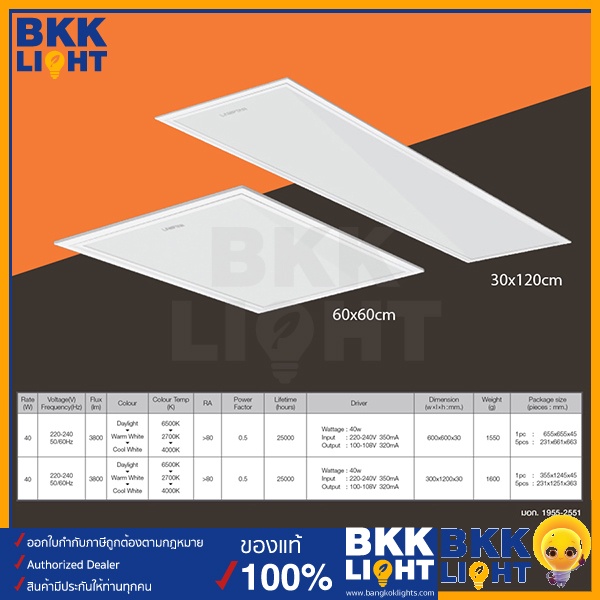 Lamptan LED panel เปลี่ยนสีได้ 40w 30x120,60x60 พาแนลเปลี่ยนสีได้โคมแอล ...