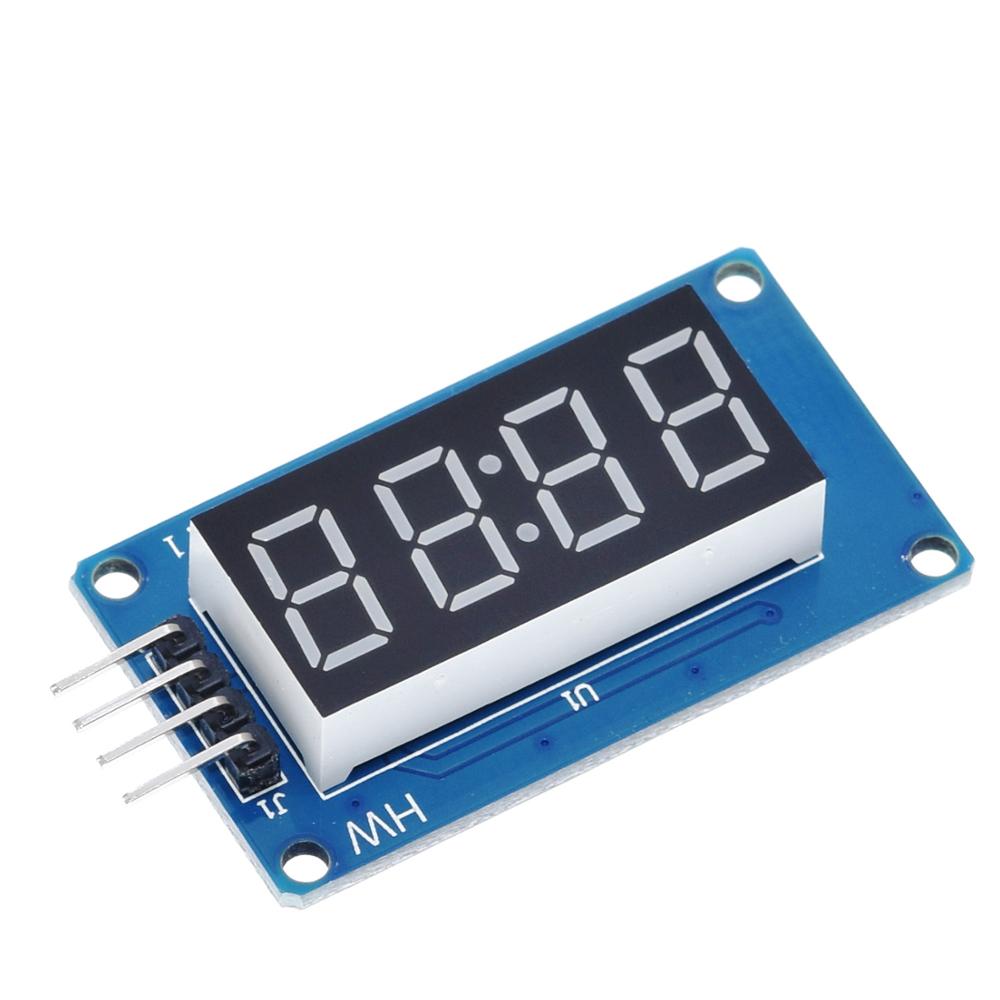 1pcs 4 Bit TM1637 7 Segments Digital Display Tube Red 4-Digit LED ...
