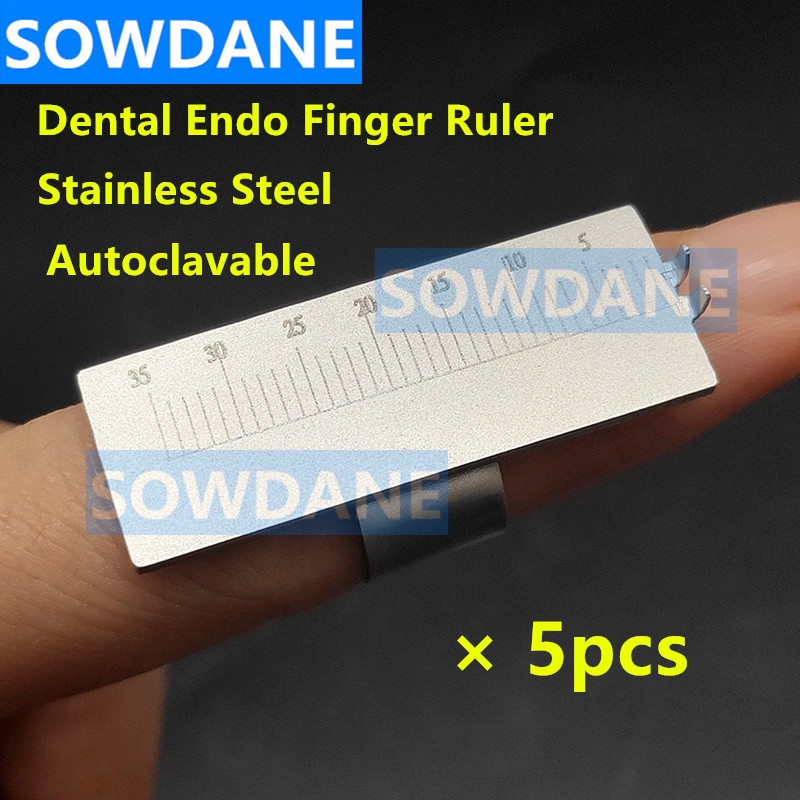 5pcs Autoclavable Dental Lab Measurement Endo Finger Ruler Rulers ...