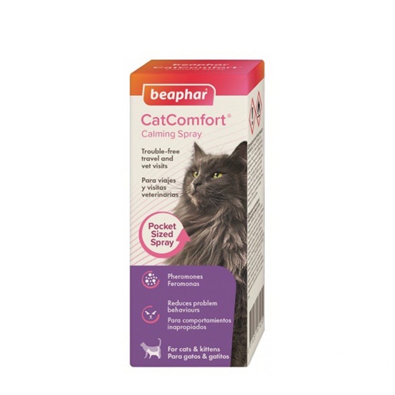 Beaphar Cat Comfort Calming Spray สเปรย์แมวผ่อนคลาย ฟีโรโมนสำหรับแมว ...