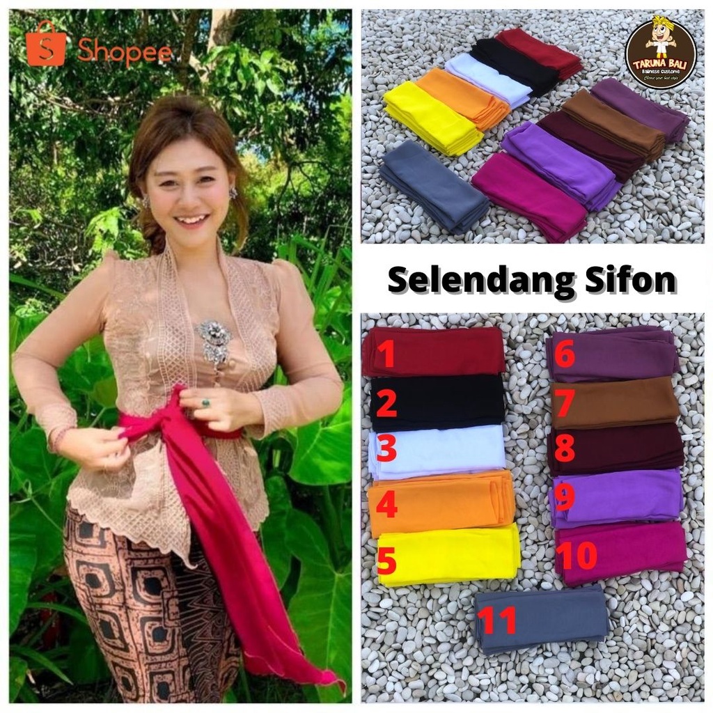 หลุมชิฟฟ่อน || วันหยุด SIFON BALI สีพื้น | Shopee Thailand